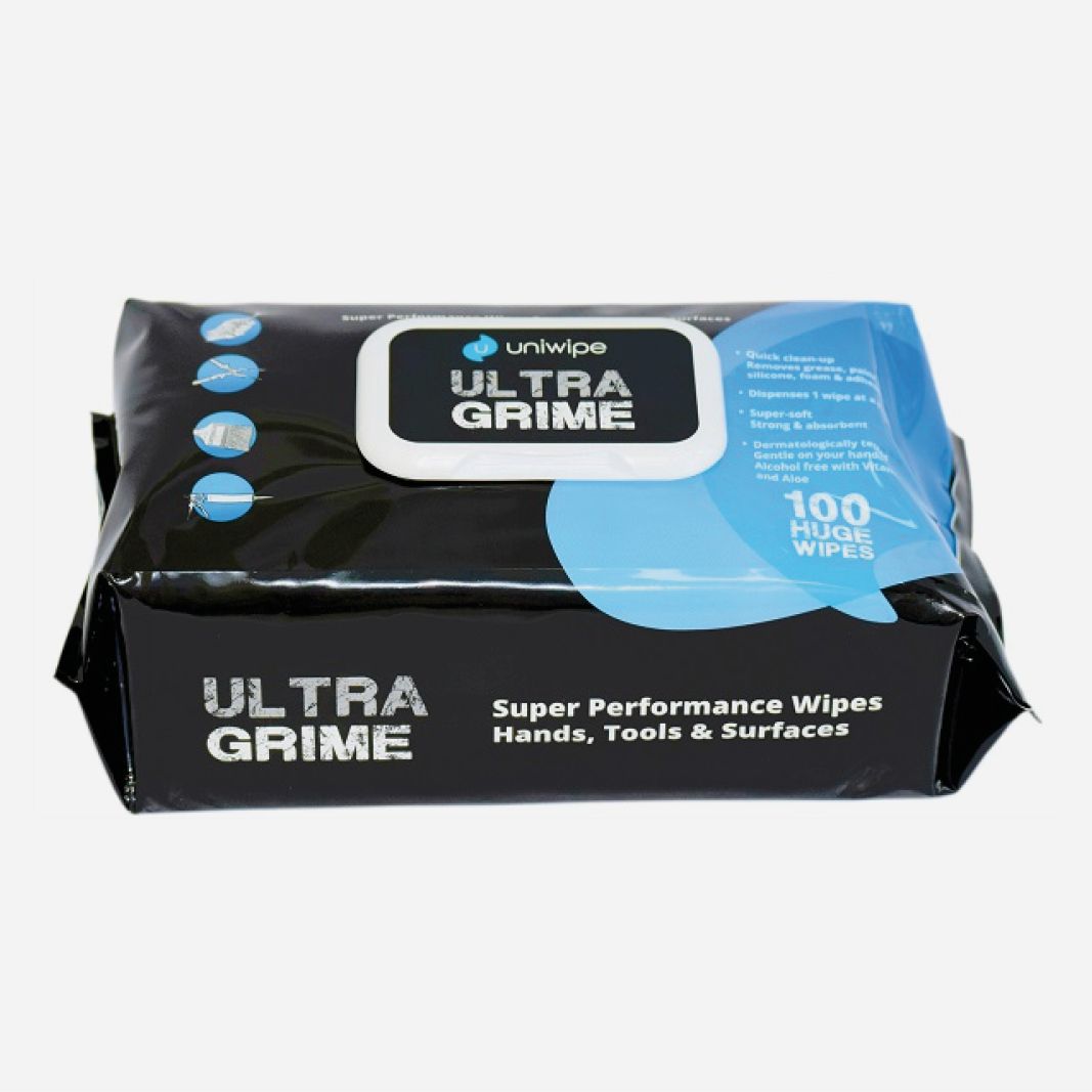 CLEANING WIPES ULTRAGRIME PACK OF 100 UNIWIPE