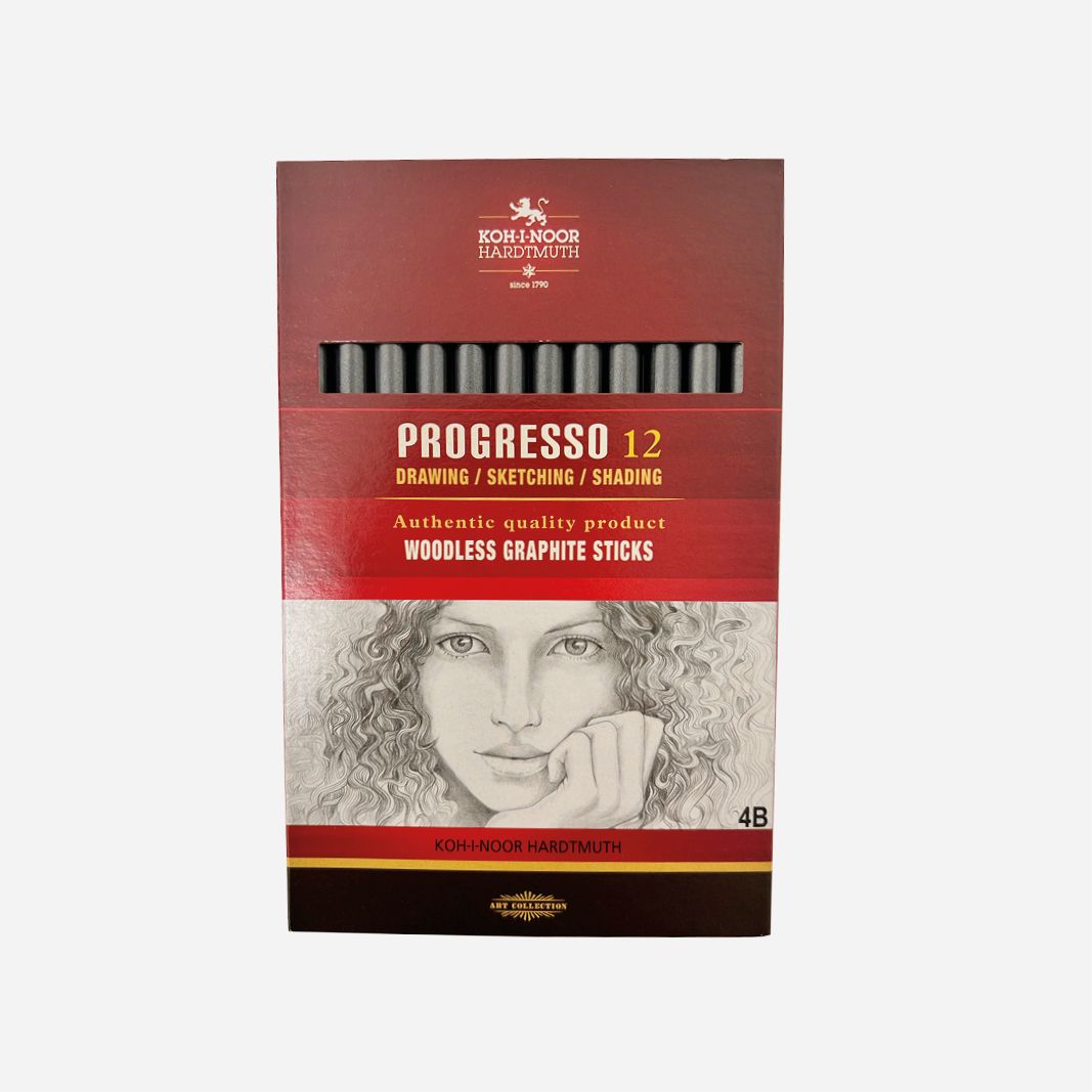 PROGRESSO GRAPHITE PENCIL 4B BOX OF 12