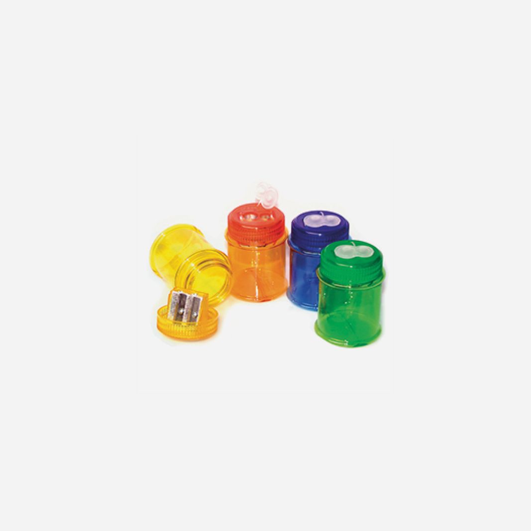 KUM 430M2 MAXI 2 HOLE PENCIL SHARPENER & CONTAINER TUB