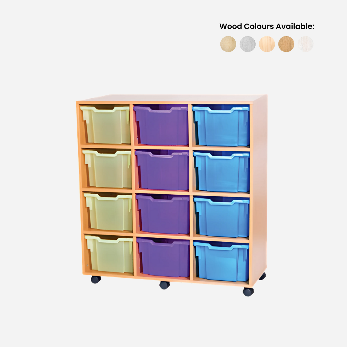 12 EXTRA DEEP TRAY MOBILE TRIPLE UNIT