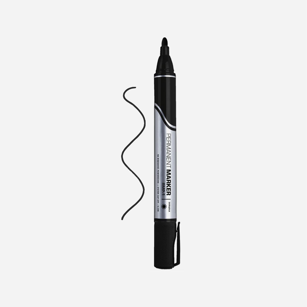 PERMANENT MARKER BULLET TIP BLACK
